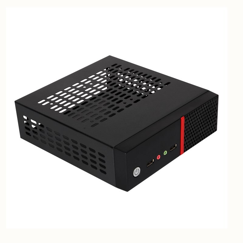 Terug gemonteerd Staal mini HTPC Case Black Mini I... – Grandado