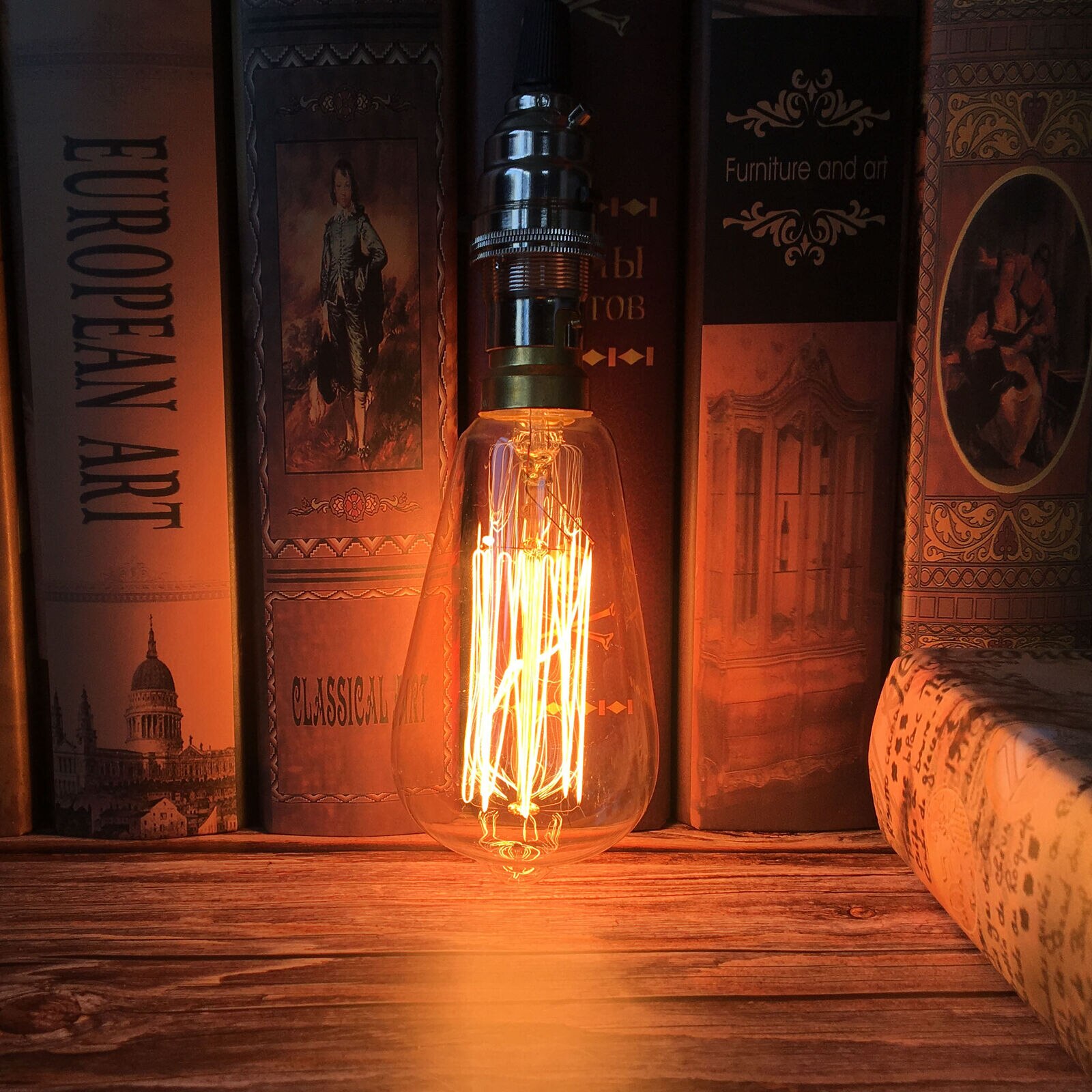 Retro Lamp ST64 40 W/60 W Vintage Edison Lamp B22 ... – Grandado