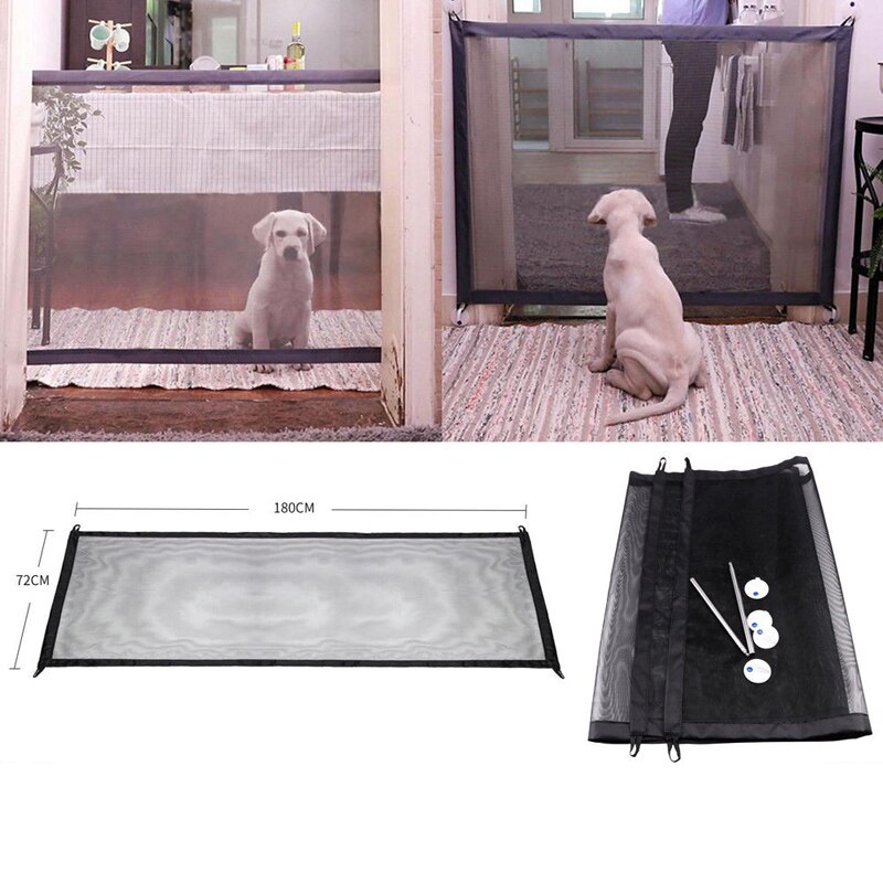 Folding Portable Pet Straight Dog Black Home Grid ... – Vicedeal
