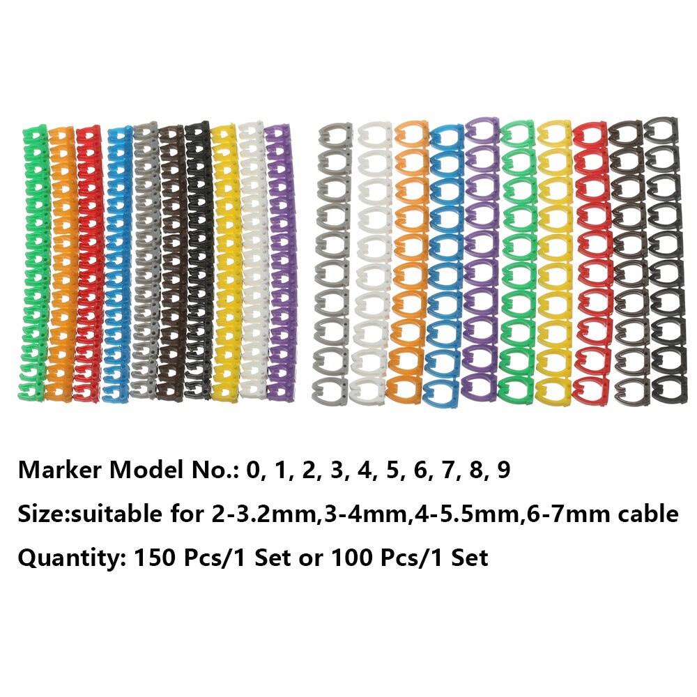 50PCS Waterproof Transparent Cable Sign Cards Labe... – Vicedeal