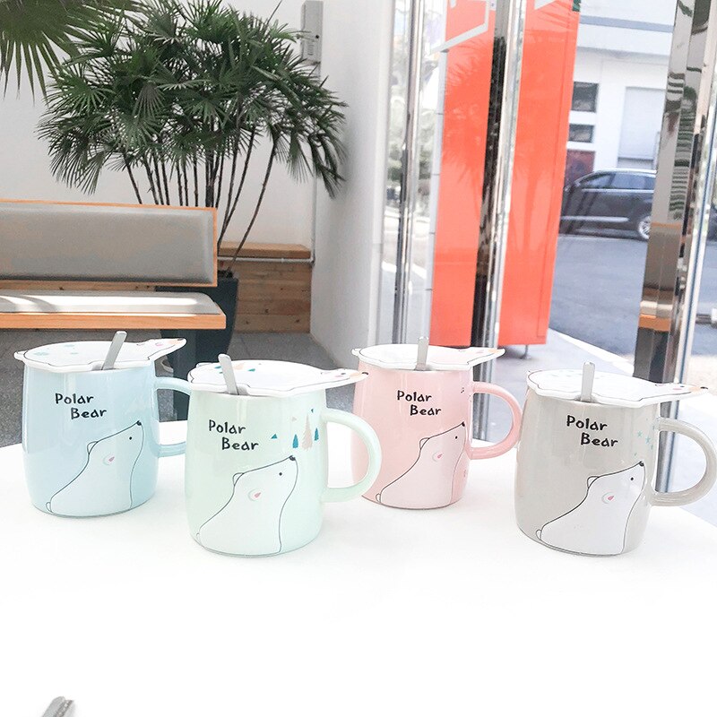 Creatieve Leuke Cartoon Beer Mok, keramische Mok M... – Grandado