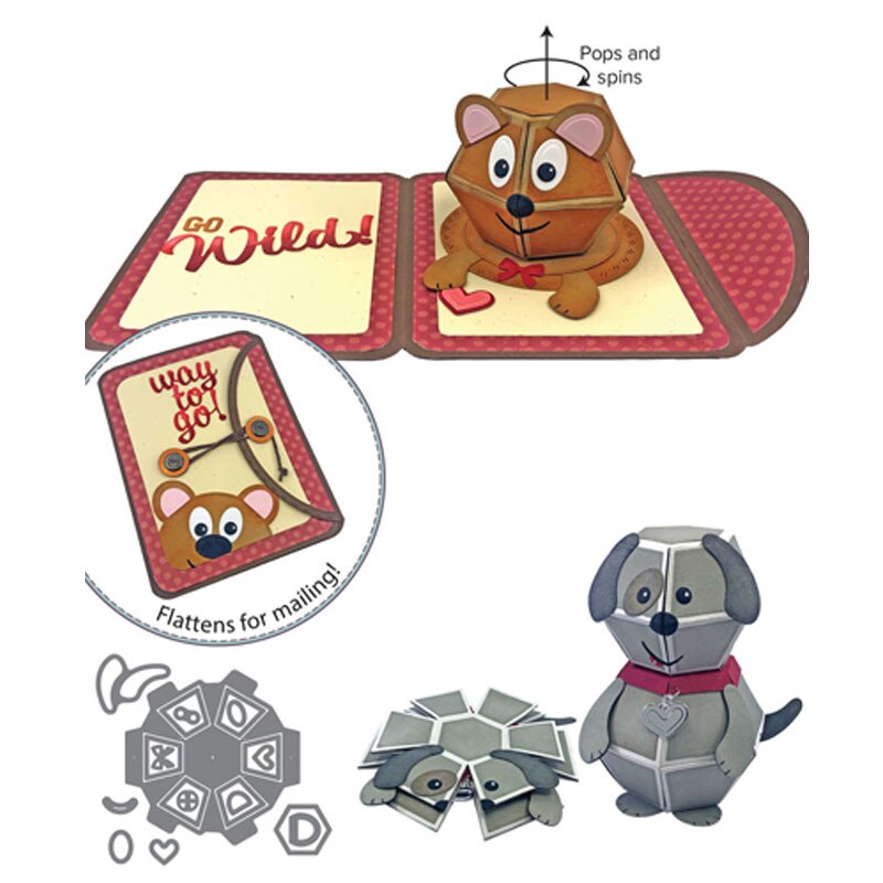 Letter Animal Flat Graphic Frame Metal Cutting Mol... – Vicedeal