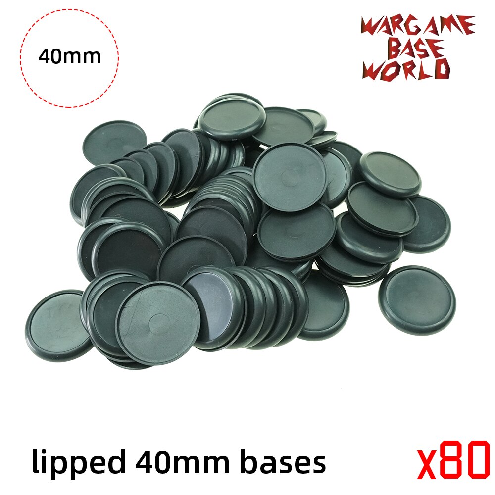 40mm Plastic lipped bases tafel games model bases – Vicedeal