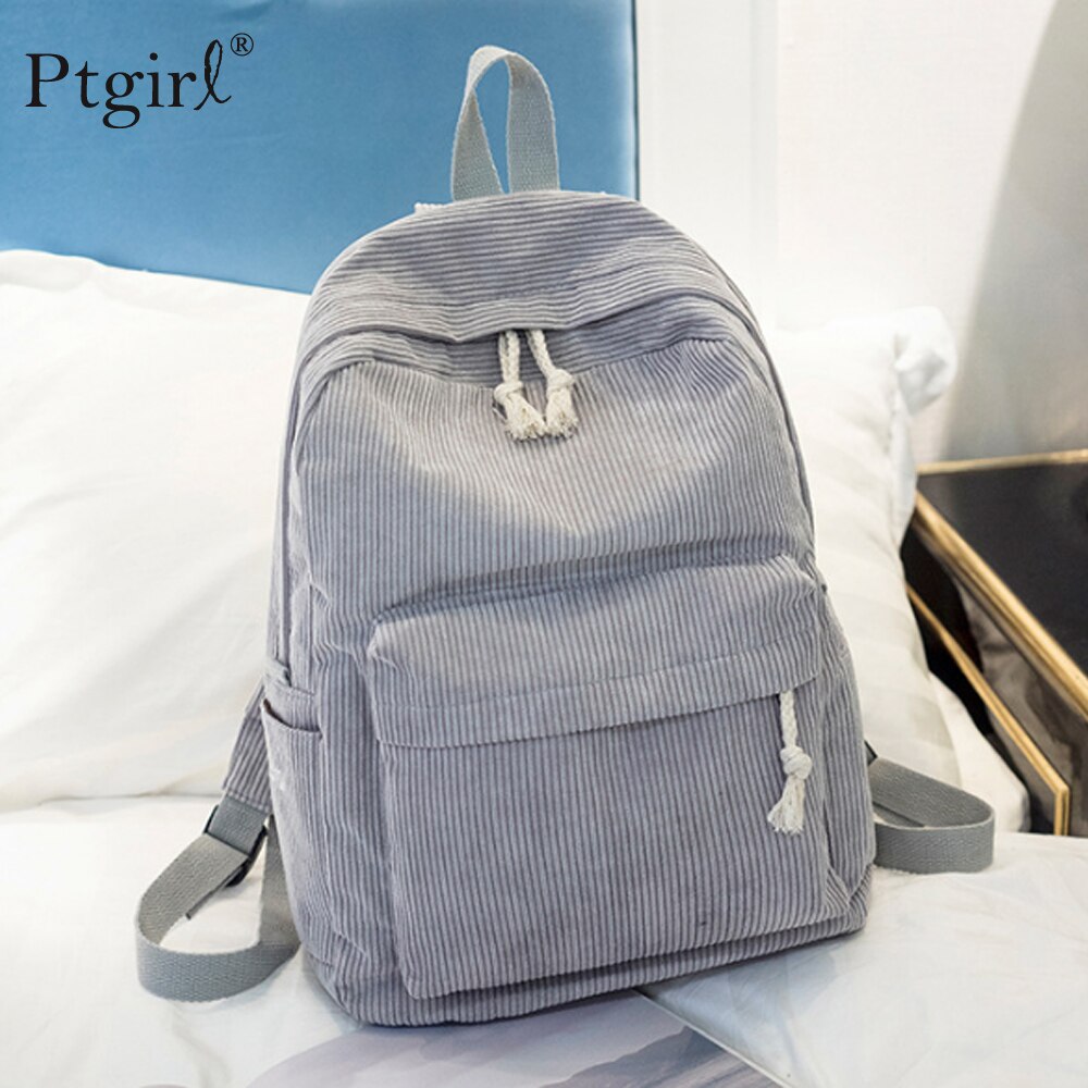 Neue Preppy Stil Weichen Stoff Rucksack Weibliche ... – Vicedeal