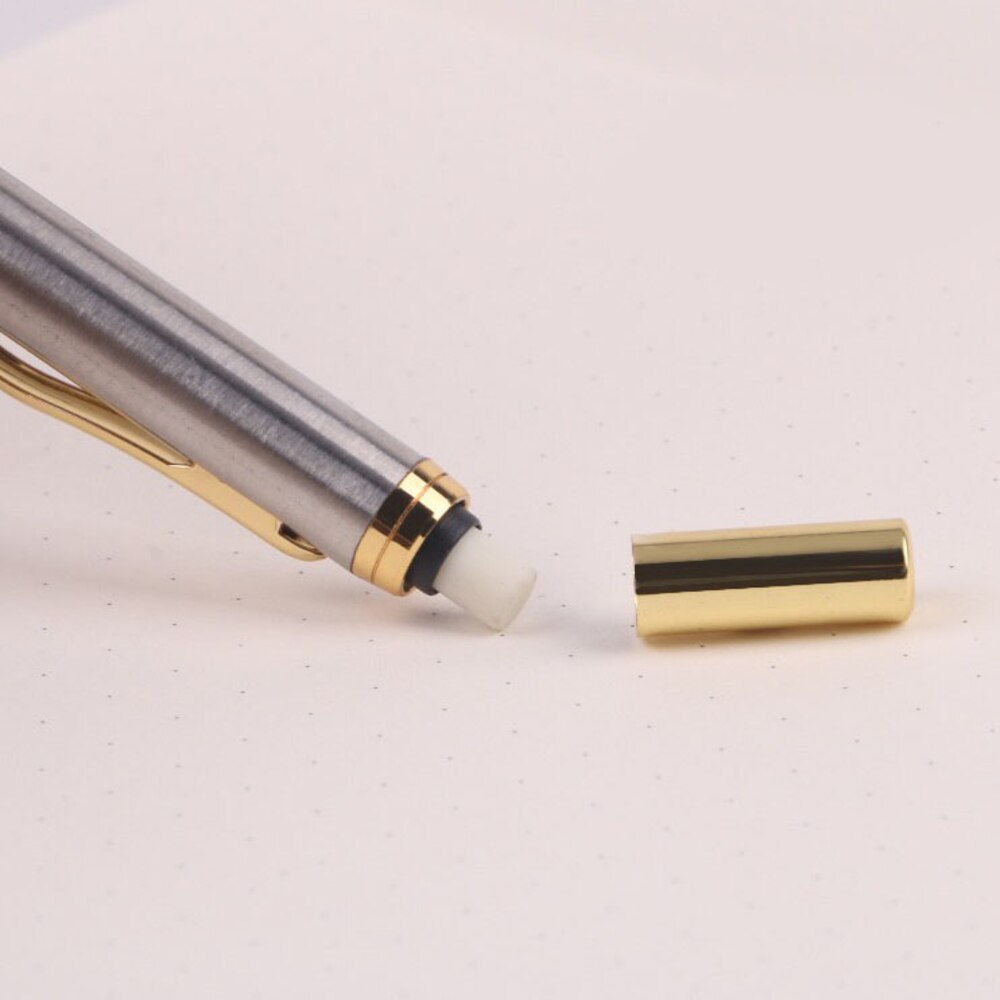 Business Silver Metal Click Mechanical Pencils – Grandado