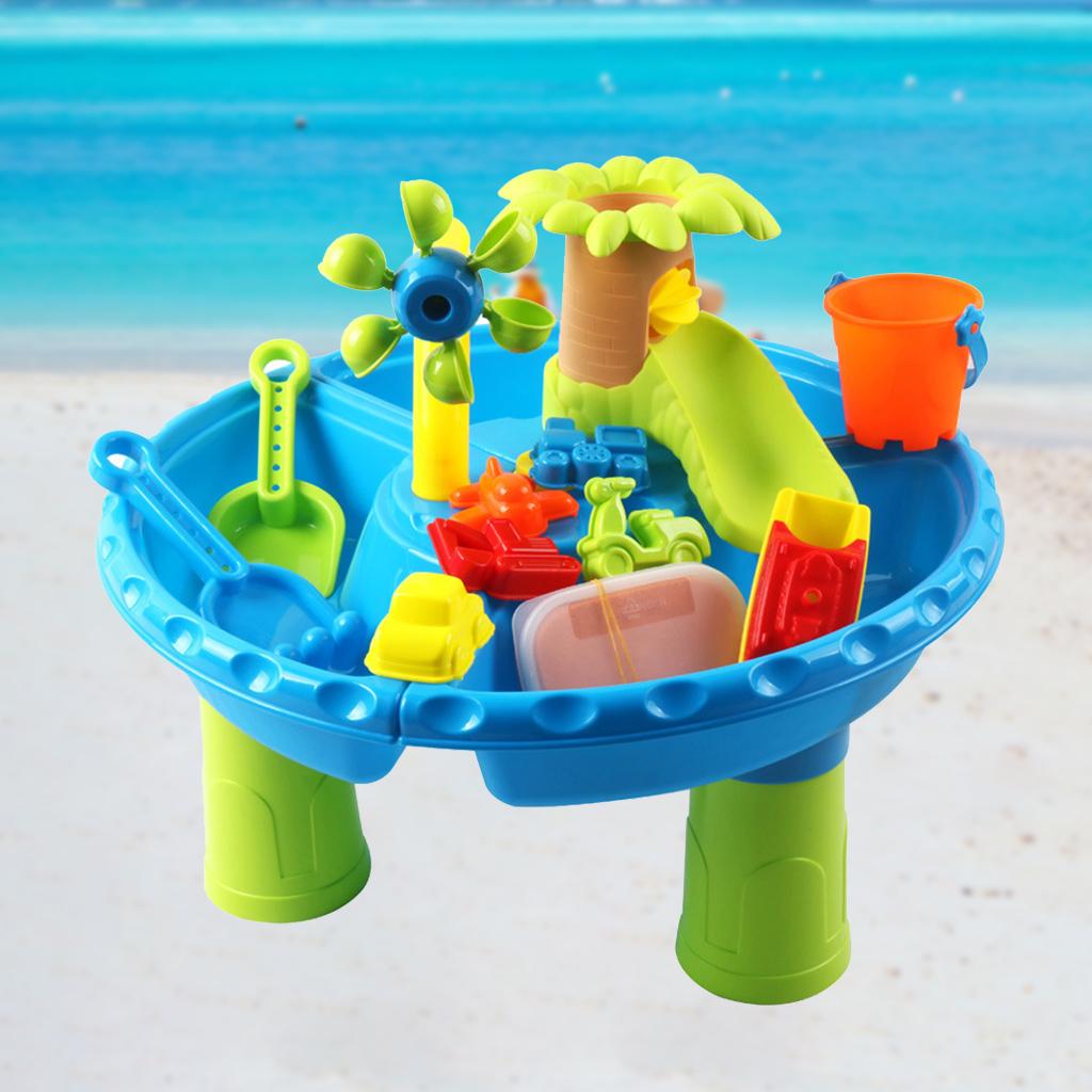 4 in 1 Kids Sand and Water Table - Beach Play Acti... – Grandado