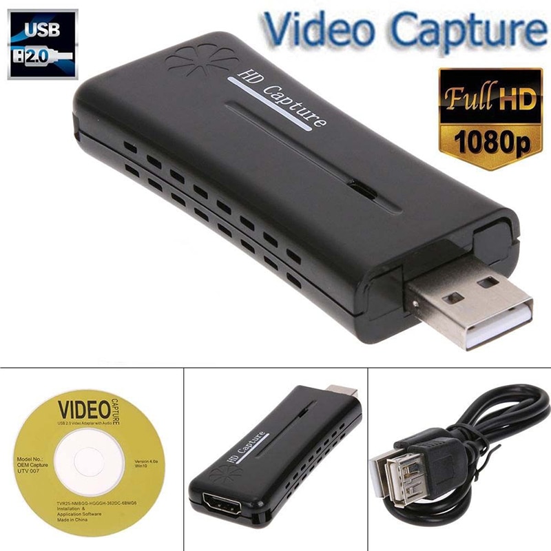 Portable USB 2.0 Easycap Video Capture Card Record... – Grandado