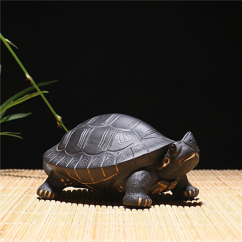 Boutique Purple Clay Tea Pet 3D Tortoise Teaware A... – Grandado