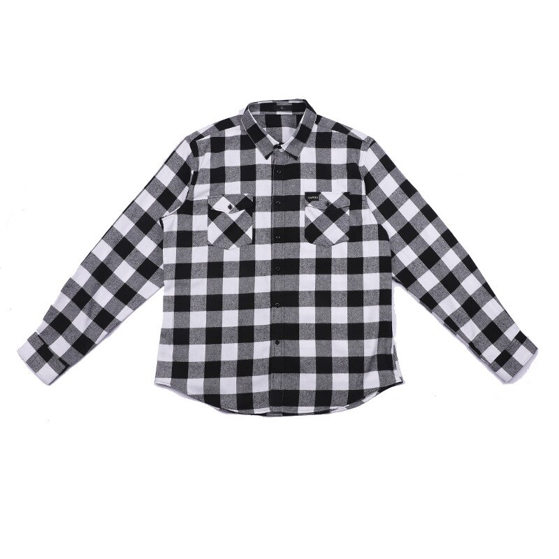 100% Katoen Lente Zomer Werkkleding Flanel Shirt V... – Vicedeal