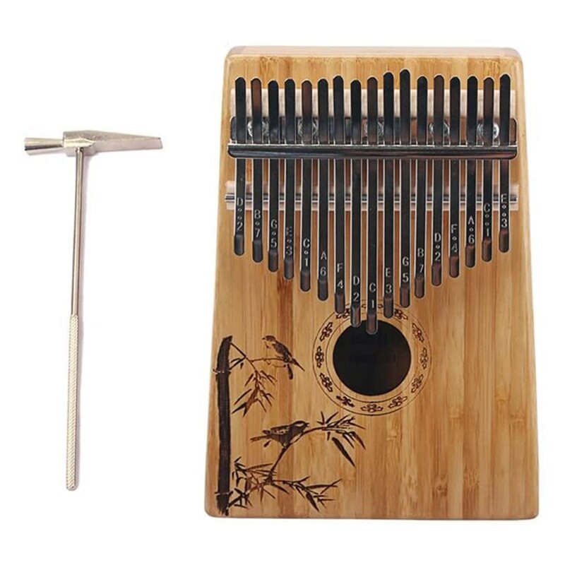 Kalimba Thumb Piano 17 Keys,Mbira Finger Piano Afr... – Grandado