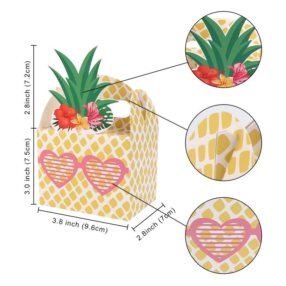 OurWarm 10Pcs DIY Paper Box for Hawaiian Party Dec... – Vicedeal