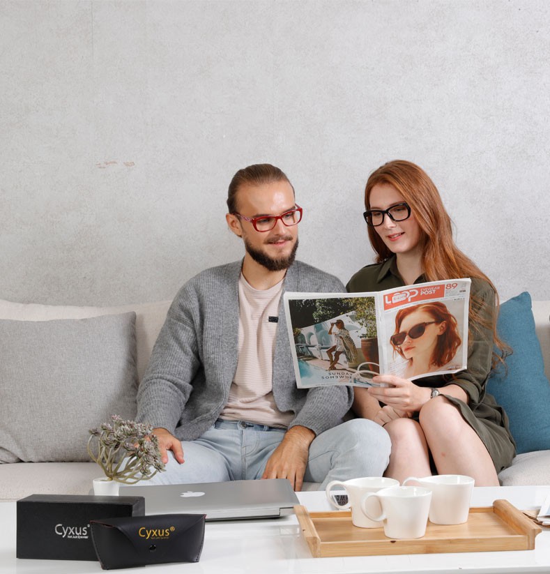 Cyxus Anti Blue Light Computer Glasses Retro Class... – Grandado