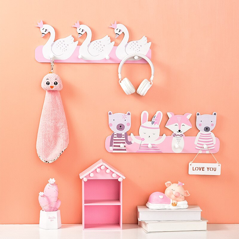 Nordiska barnrum dekorativa vägghyllor trähyllor k... – Vicedeal