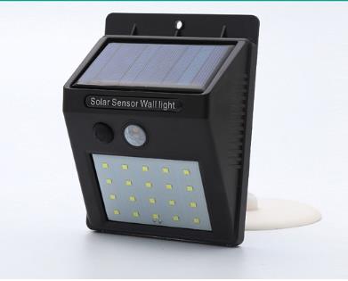 Solar rechargeable wall light 20LED human body ind... – Grandado
