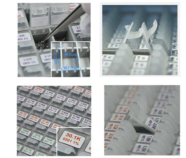 27.9x21.5x4.2cm SMT Resistor Capacitor Electronics... – Vicedeal