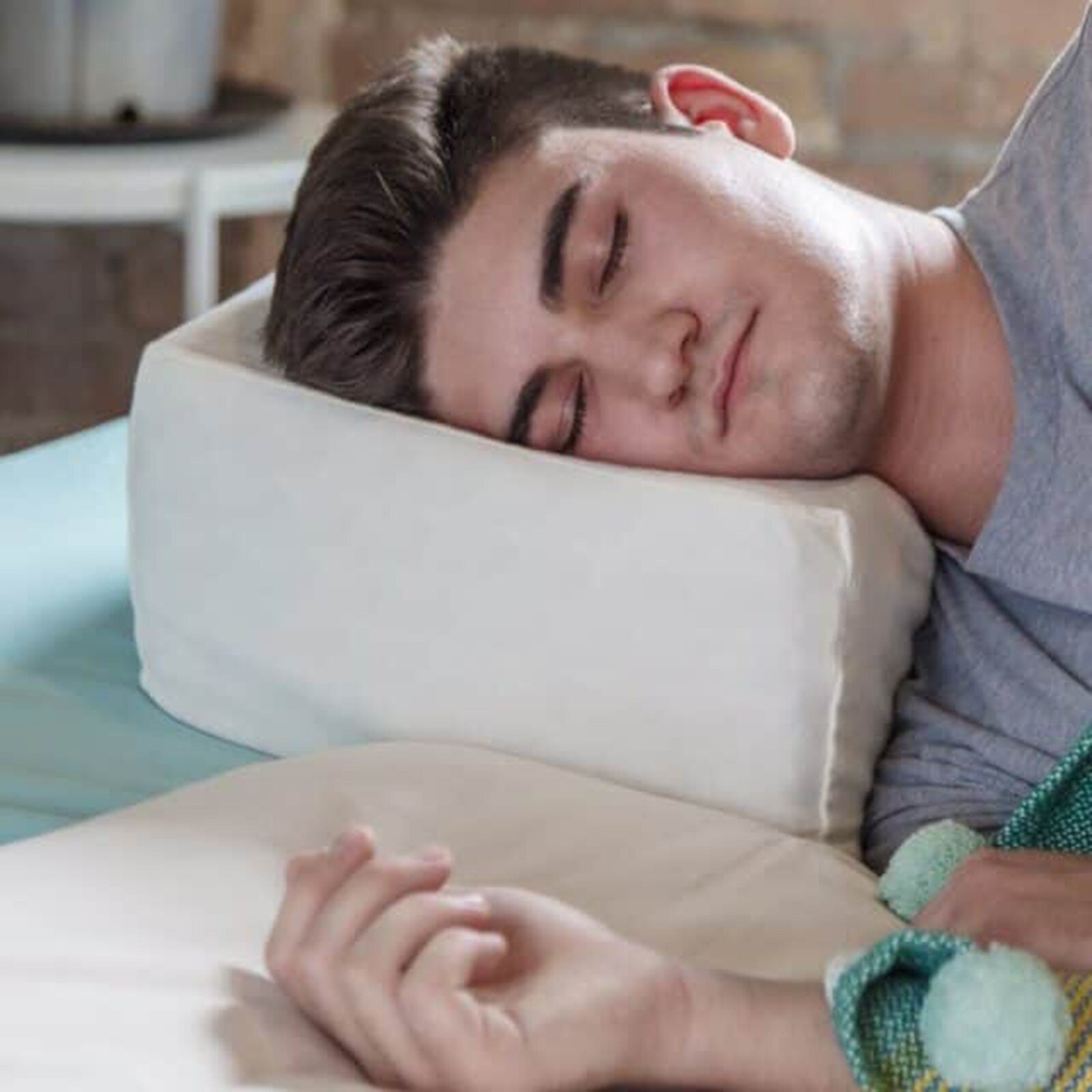 Ergonomic Memory Foam Pillow Cube Soft Pad Cushion... – Vicedeal