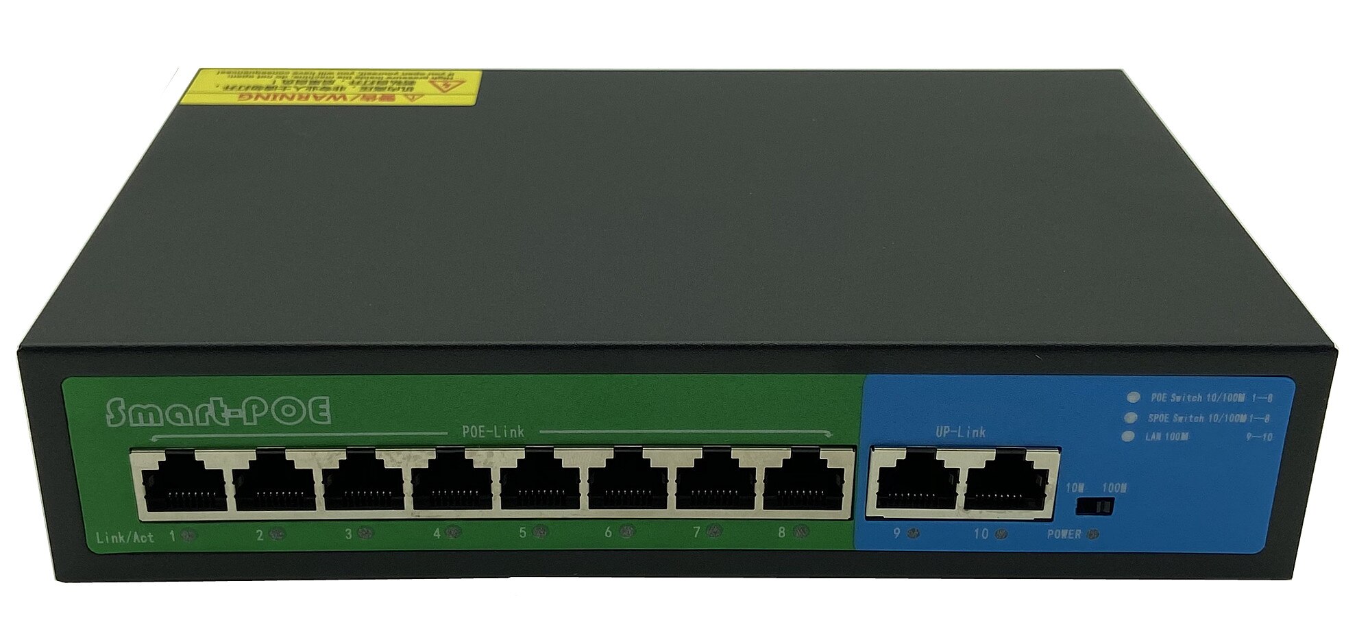 Injecteur PoE Net à 10 ports, 8 canaux, Power Over... – Grandado