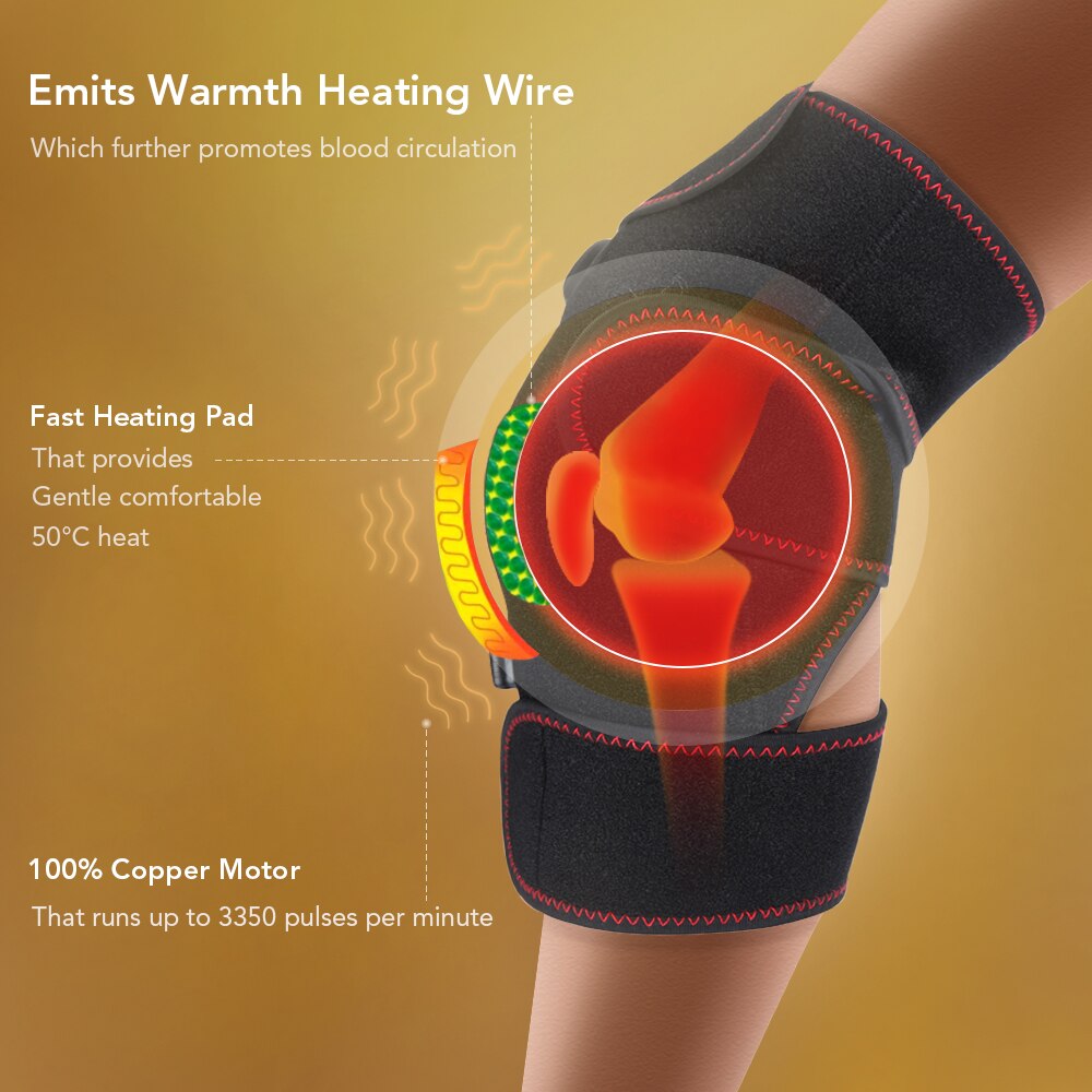 1pair Knee Heating Pads Rechargeable Knee Support ... – Grandado