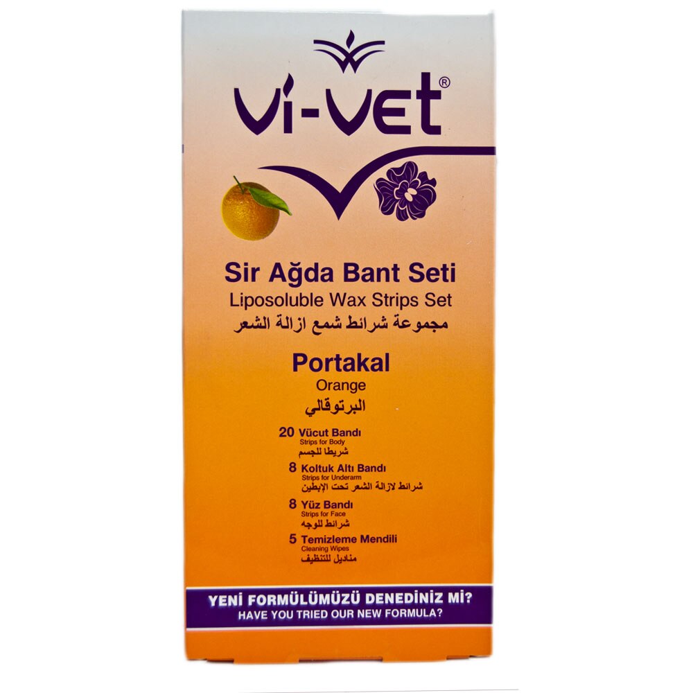 Vi-Vet Waxing Strip Body 41Li Orange – Grandado