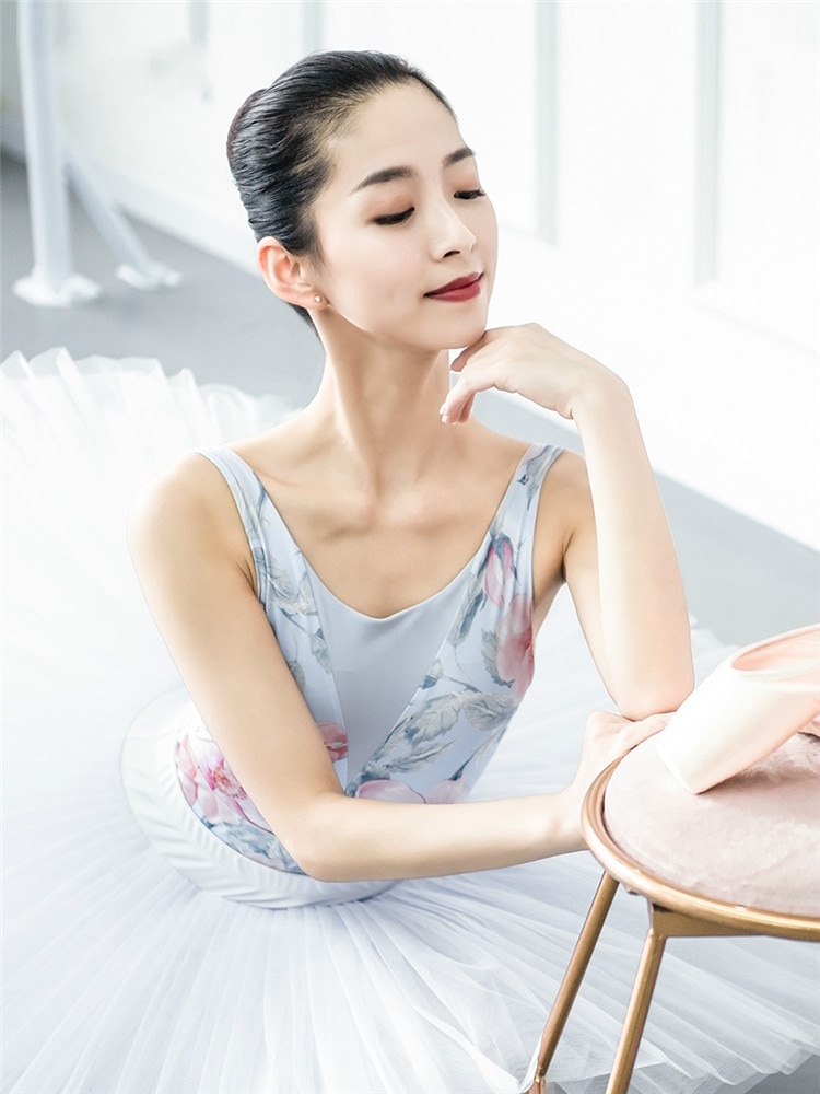Printing Ballet Dance Leotards Women Summer Gymnas... – Grandado
