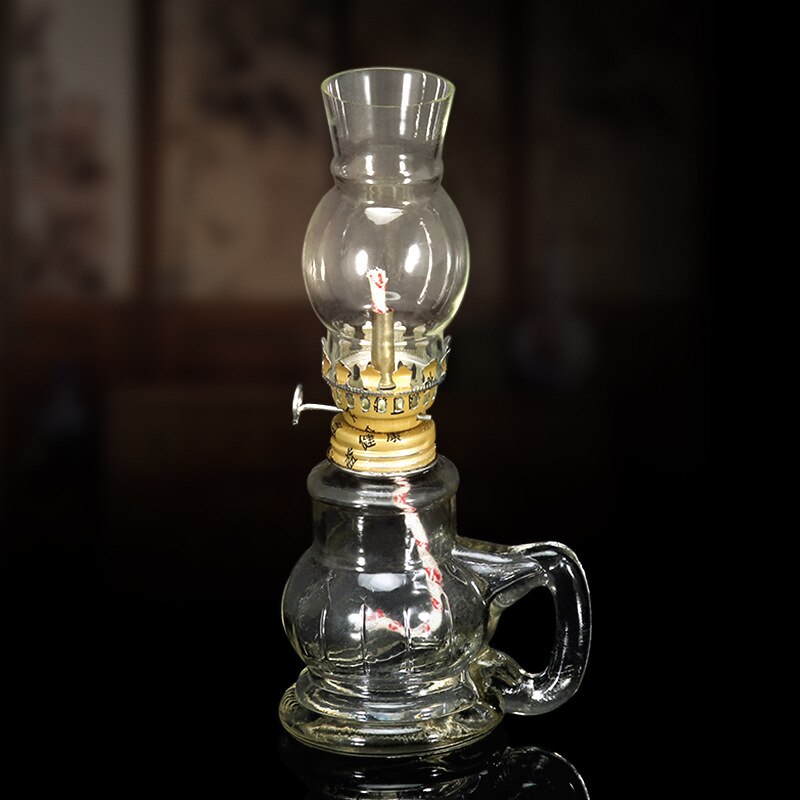 18cm Large Clear Oil Lamp Lantern Chamber Kerosene... – Vicedeal