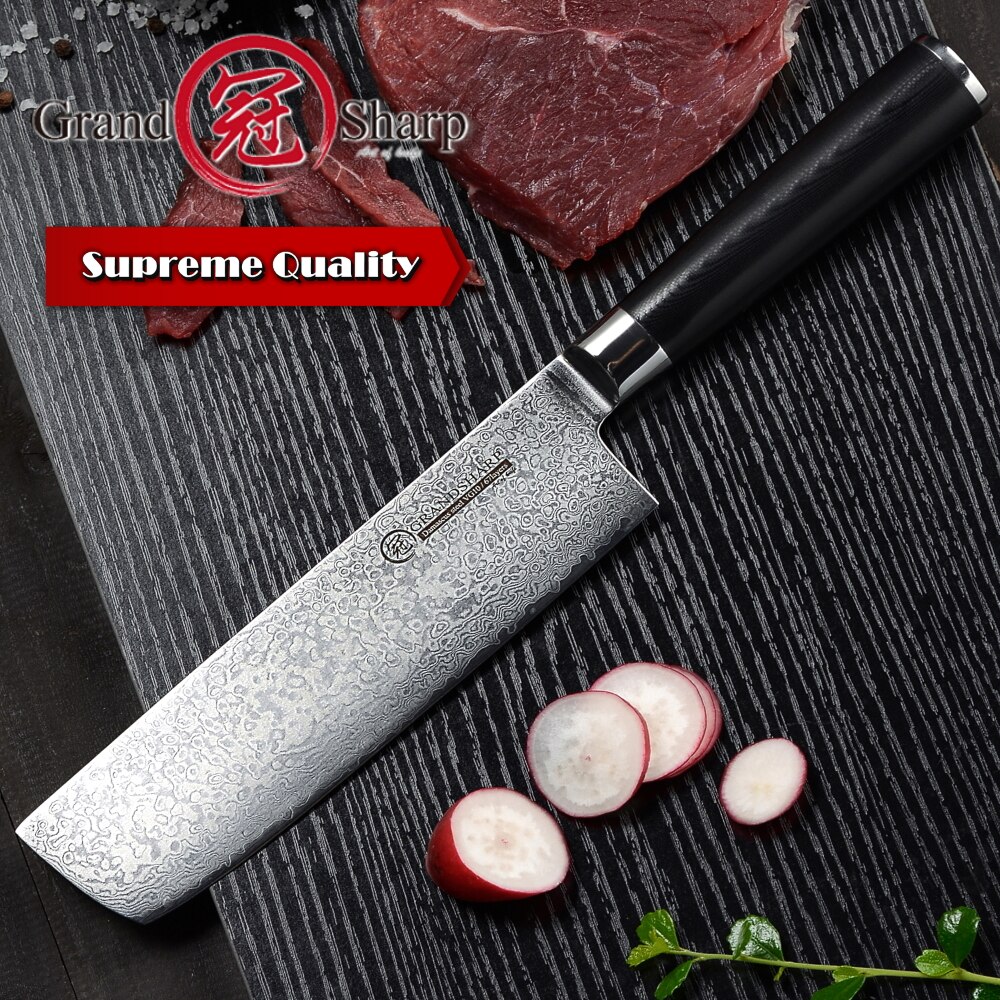 4 Pcs Chef Knife Set VG10 Japanese Damascus Steel ... – Grandado