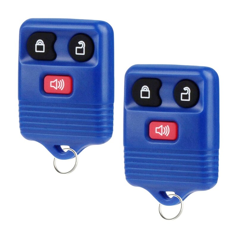 2 Pcs Key Fob Keyless Entry Remote for Ford-Blue – Grandado