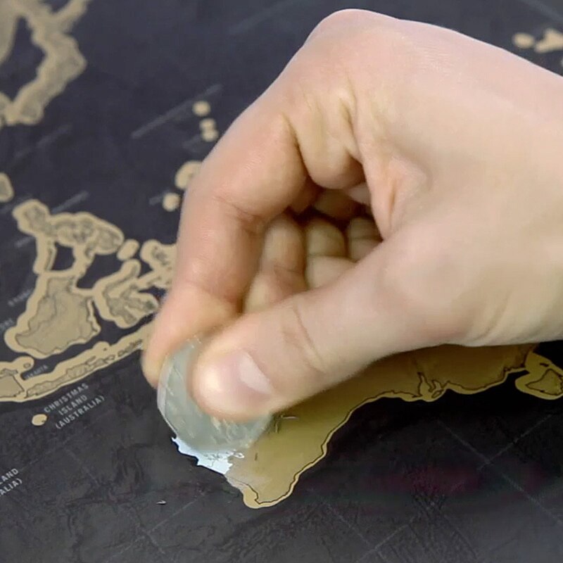 Deluxe Black Scratch Off Map World Map Best Decor ... – Vicedeal