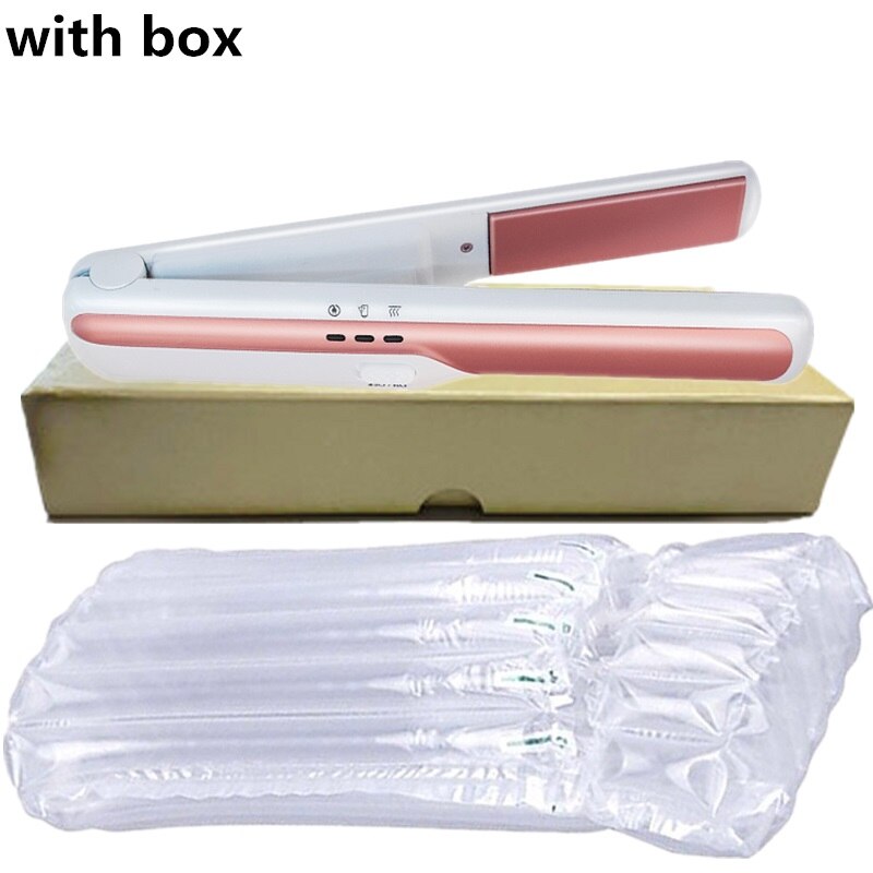 Plancha de pelo y rizos 2 en 1 inalámbrica, portát... – Grandado