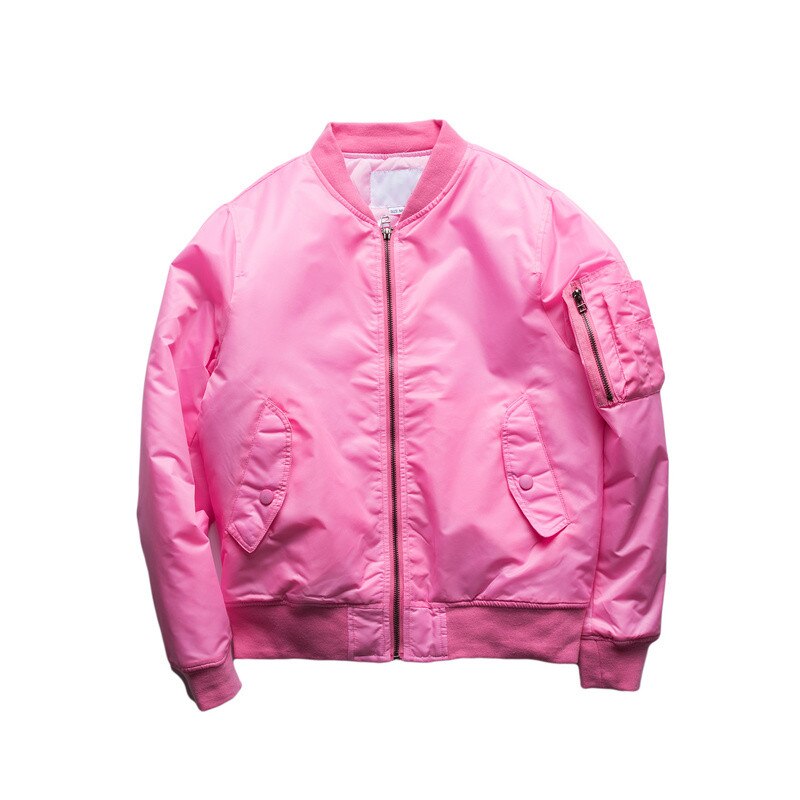 Brand Autumn Winter MA 1 pilot Pink Jacket Men Wom... – Vicedeal