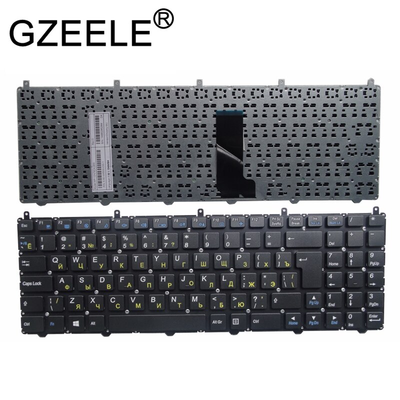 Gzeele Russische Keyboard Voor Dns Clevo W650 W650... – Vicedeal