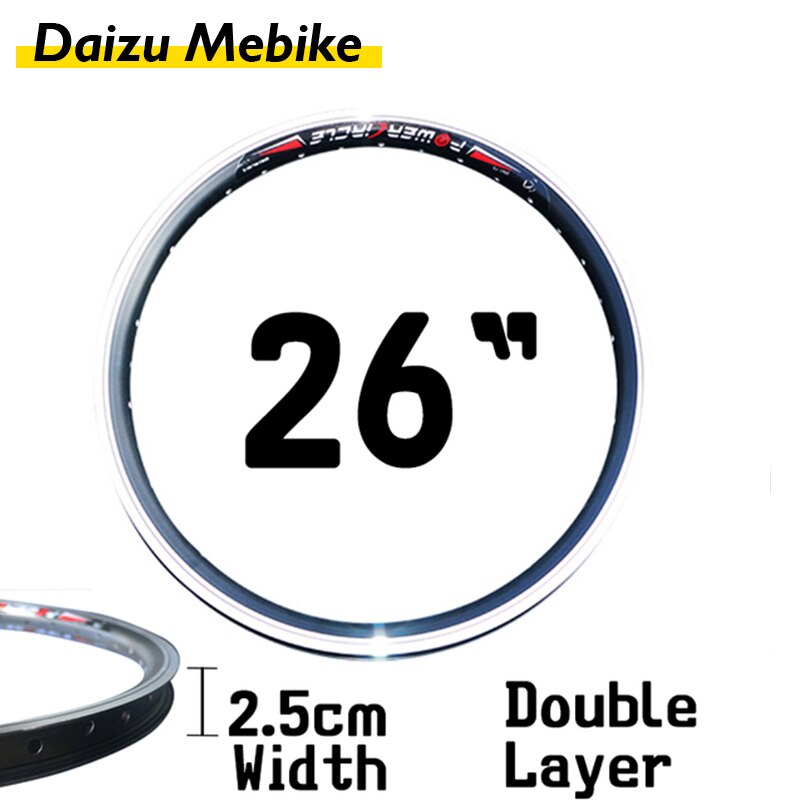 Fiets Velg Aluminium Mountainbike E Bike16/20/24/26/700C 36H Velg kit ...