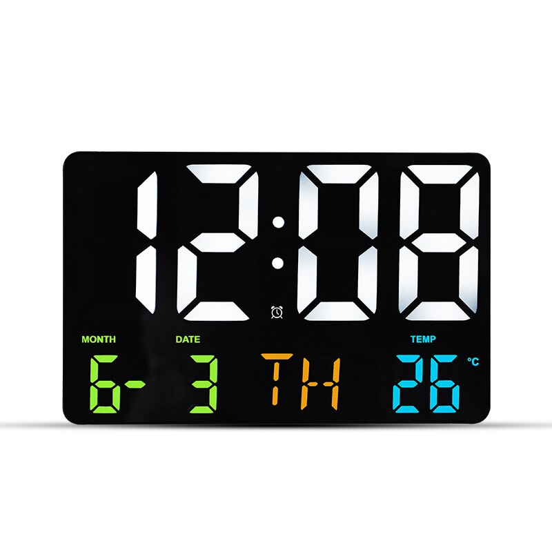 Afstandsbediening Led Elektronische Wandklok Alarm... – Grandado