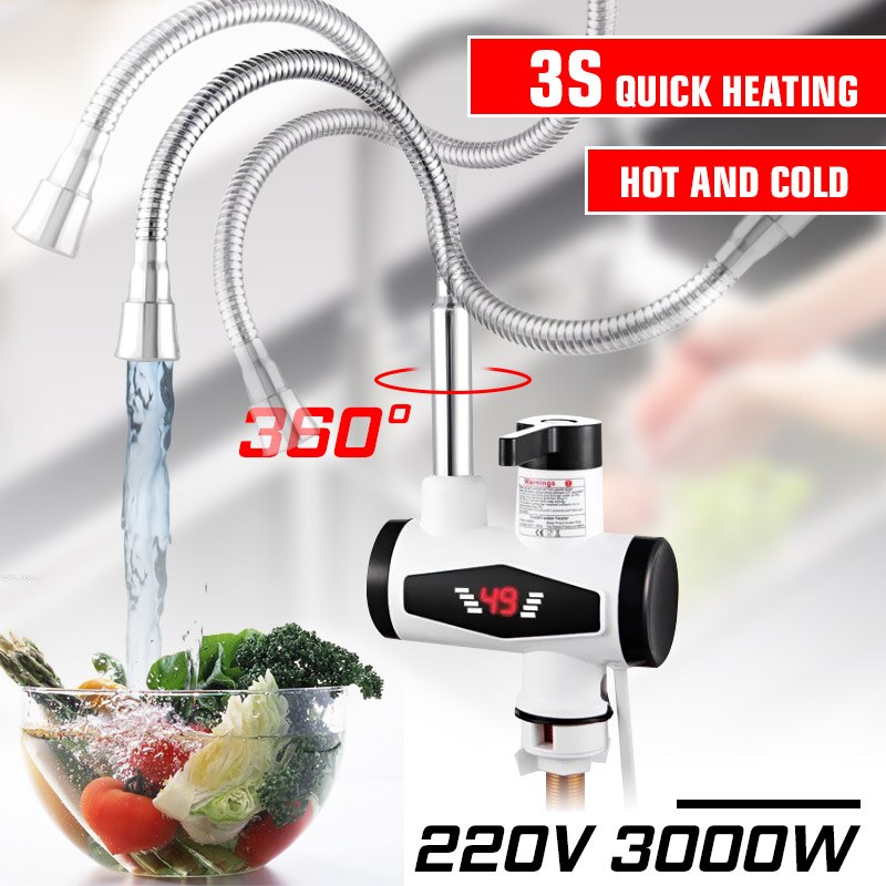 360° Rotatable Instant Electric Faucet Tap 220V 30... – Vicedeal
