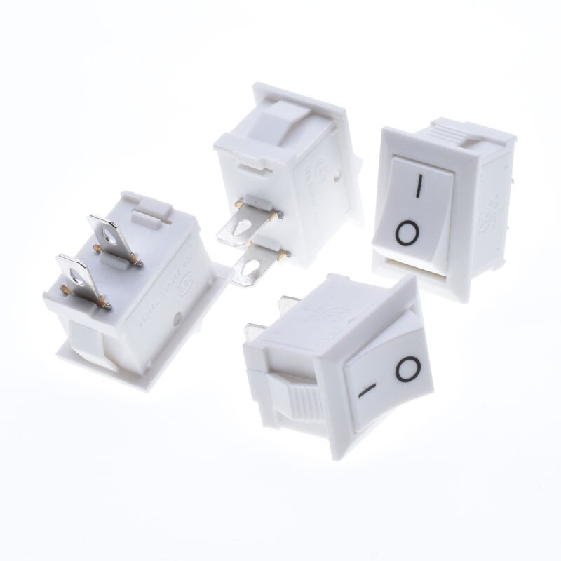 20pcs mini rocker switch 21*15 KCD1 white AC switc... – Grandado