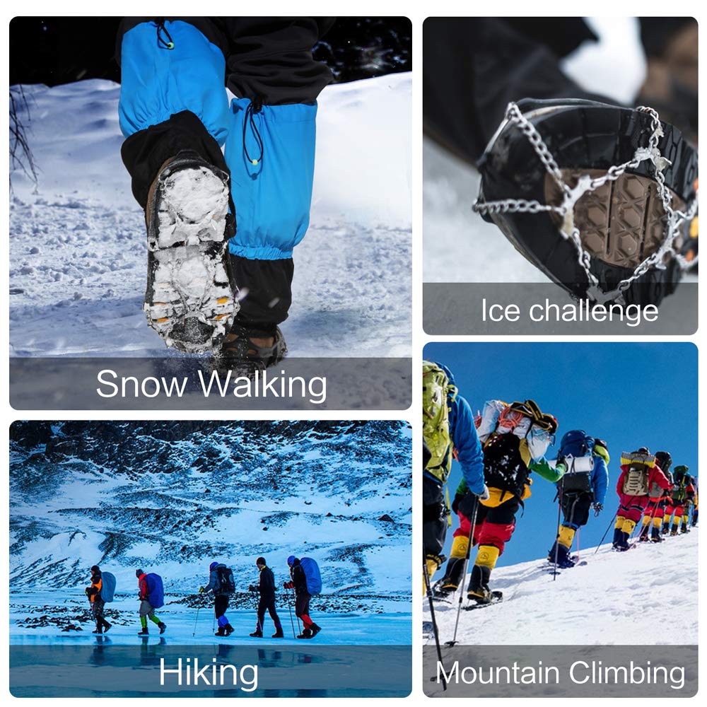 1 Pair Outdoor snow non-slip Ice Climbing shoe set... – Vicedeal