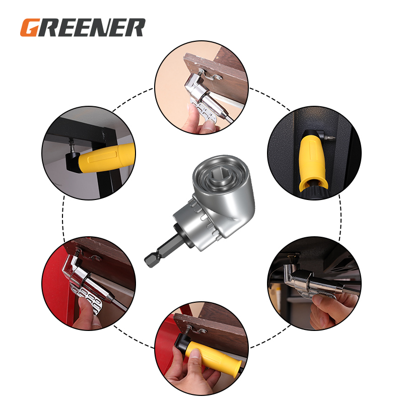 Adjustable 105/90 Degree Right Angle Driver Screwd... – Grandado Adjustable 105/90 Degree Right Angle Driver Screwd... – Grandado