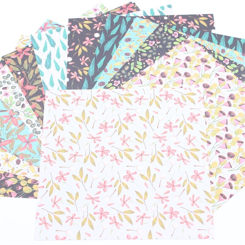 KSCRAFT 12pcs 6" Single-side Printed In Autumn pat... – Vicedeal