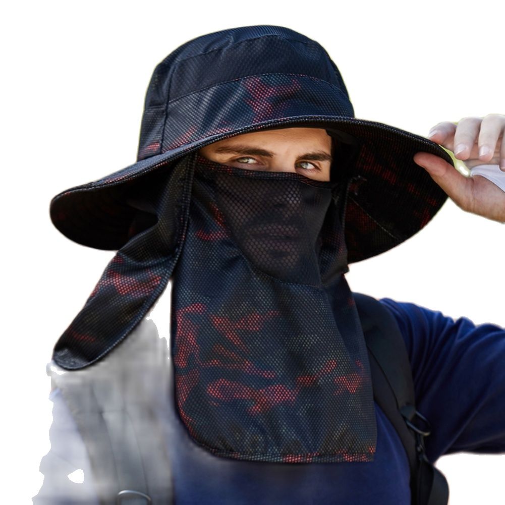 Summer Sun Hats Men Camouflage Large Bucket Cap Fo... – Vicedeal