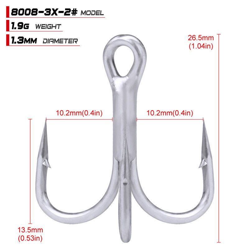 PROBEROS 10pcs/lot Saltwater Fishing Hook Matte Ti... – Vicedeal