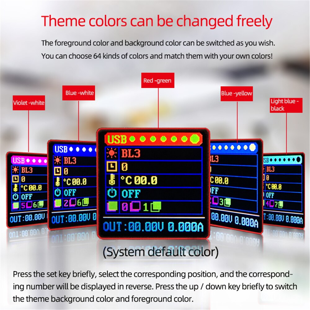 Protable LCD Voltmeter Color Display Digital USB c... – Vicedeal