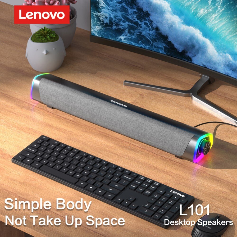 Lenovo L101 Computer Speaker Music Surround Stereo... – Grandado