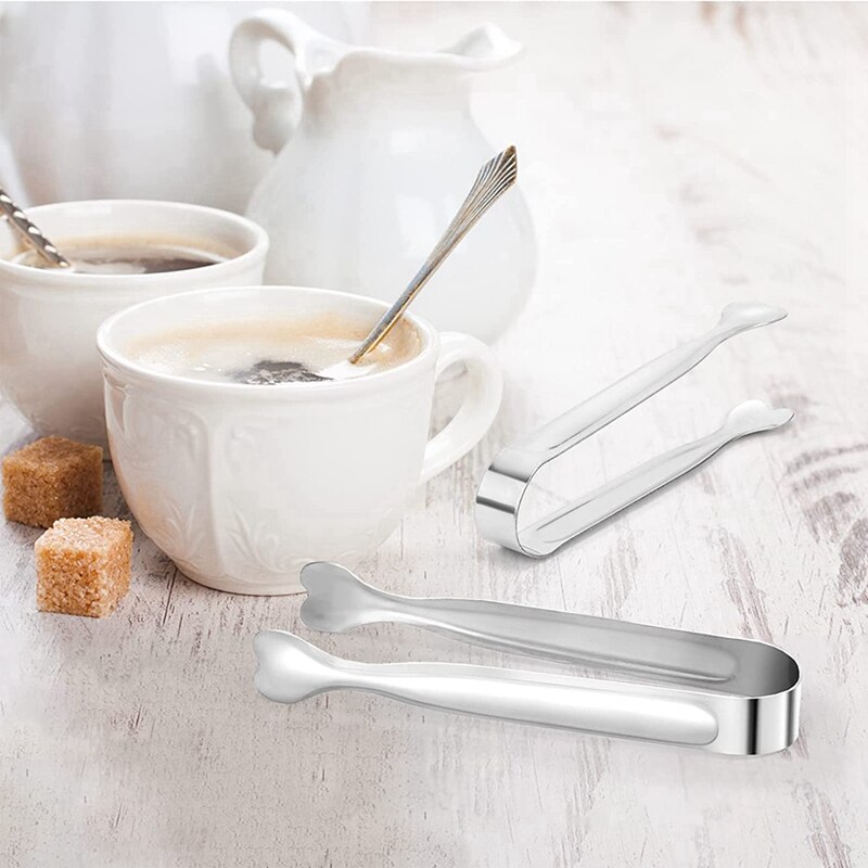 Mini Serving Tongs, 24-Pack Stainless Steel Sugar ... – Grandado