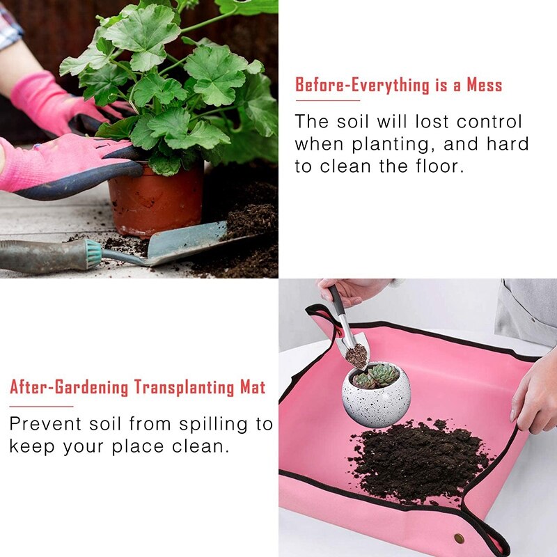 2 Stuks Plant Pot Mat, waterdicht Plantaardige Dek... – Grandado