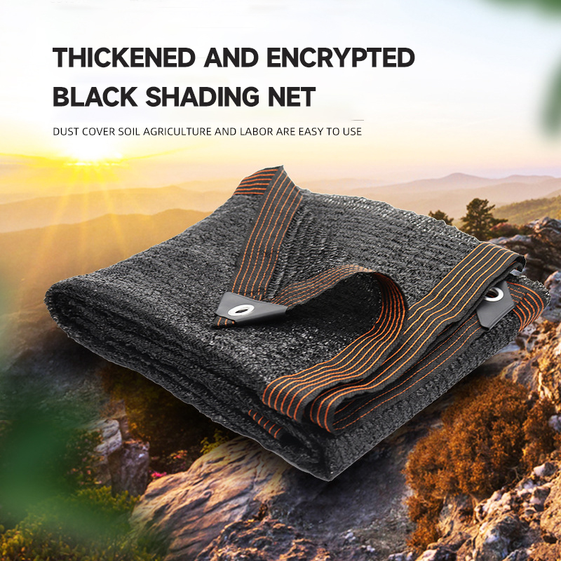 Zwarte Schaduw Zeilen Netten Doek Mesh Tarp met Gr... – Vicedeal