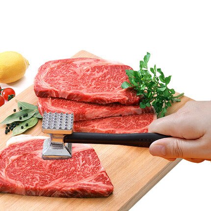 Double-sided knocking meat hammer Steak hammer loo... – Grandado