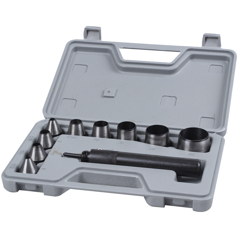 10Pcs Heavy Duty Hollow Punch Kit Set Pakking Lede... – Grandado