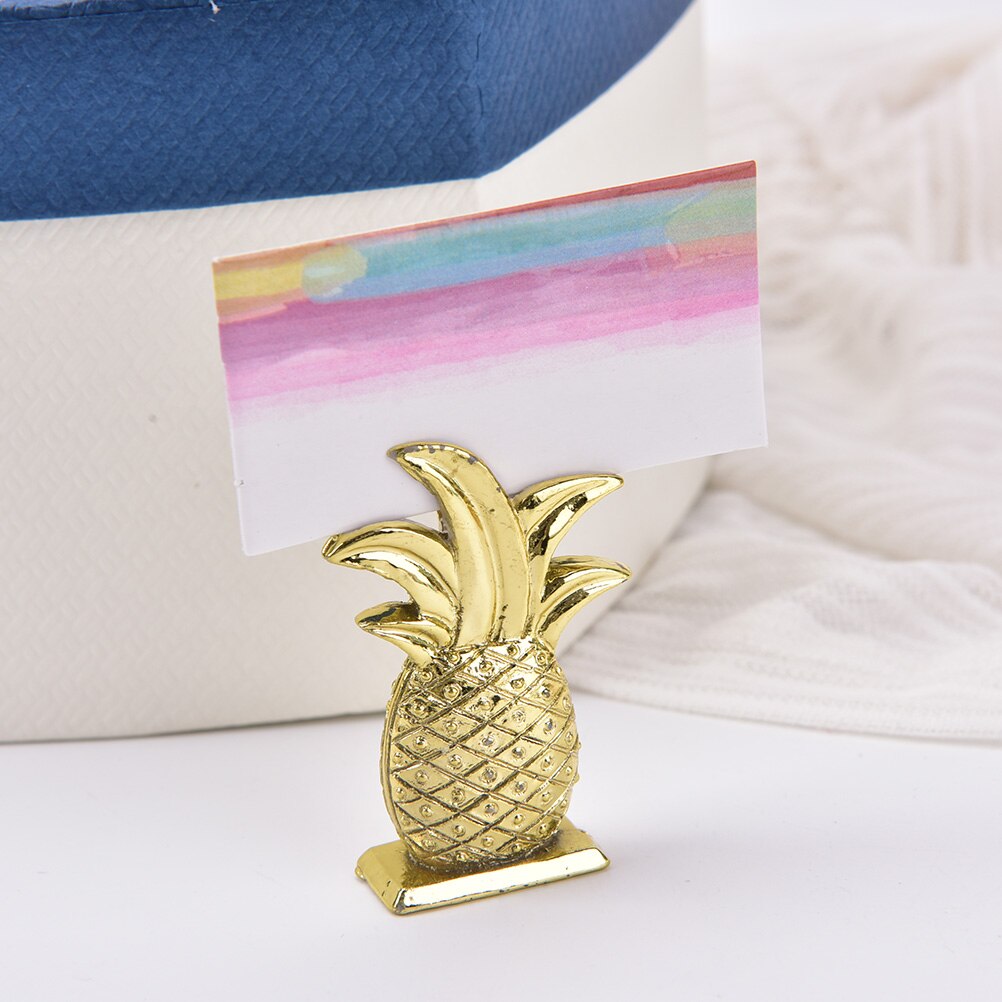 Wedding Favors Gold Pineapple Place Card Holder Ta... – Grandado