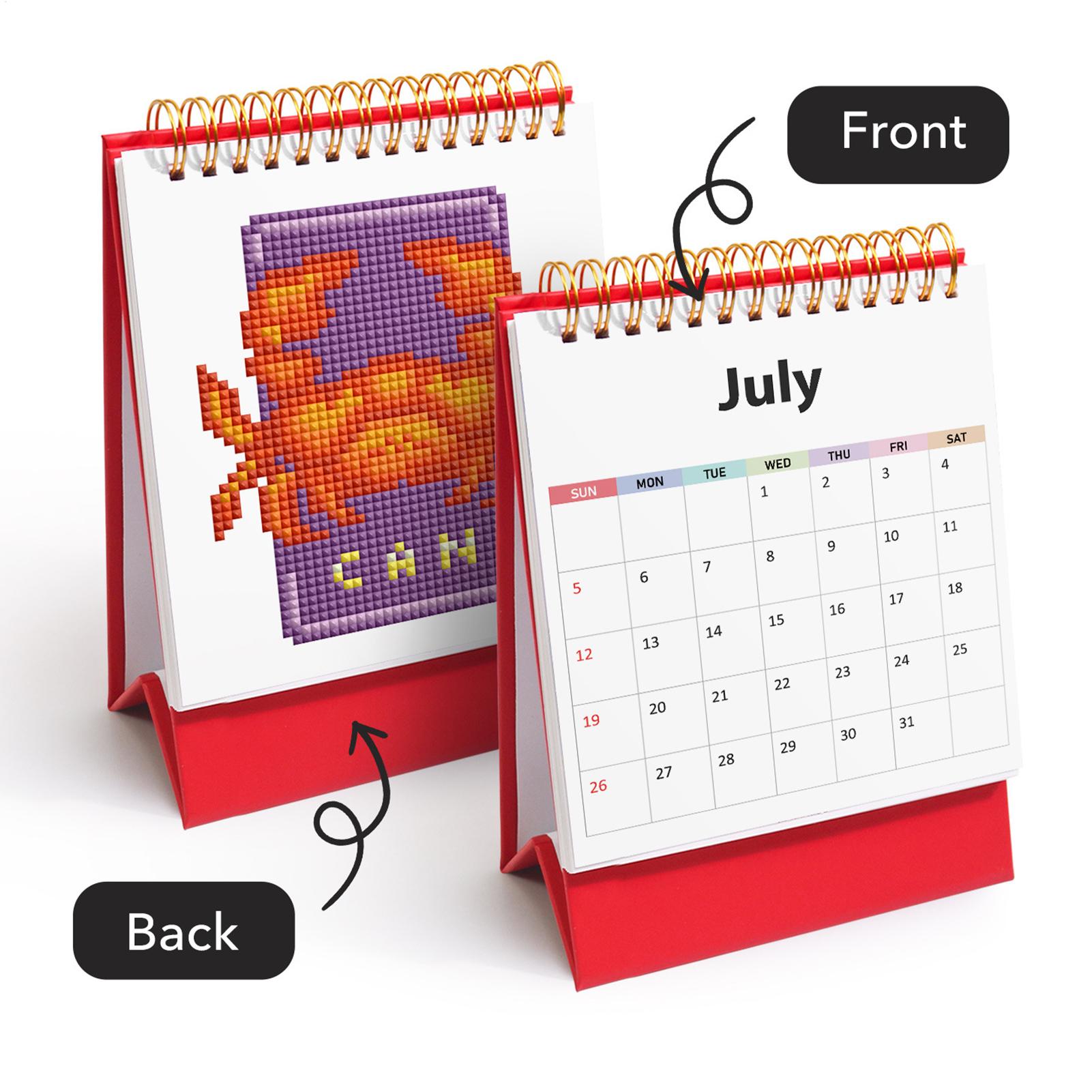 Gem Art Calendar DIY Diamonds Painting Art Kit Jan... – Vicedeal