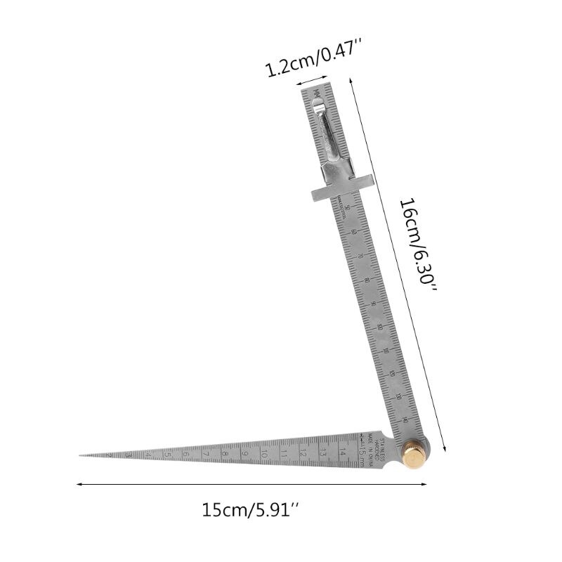 2in1 Metric Taper Welding Feeler Gauge Gage Depth ... – Vicedeal